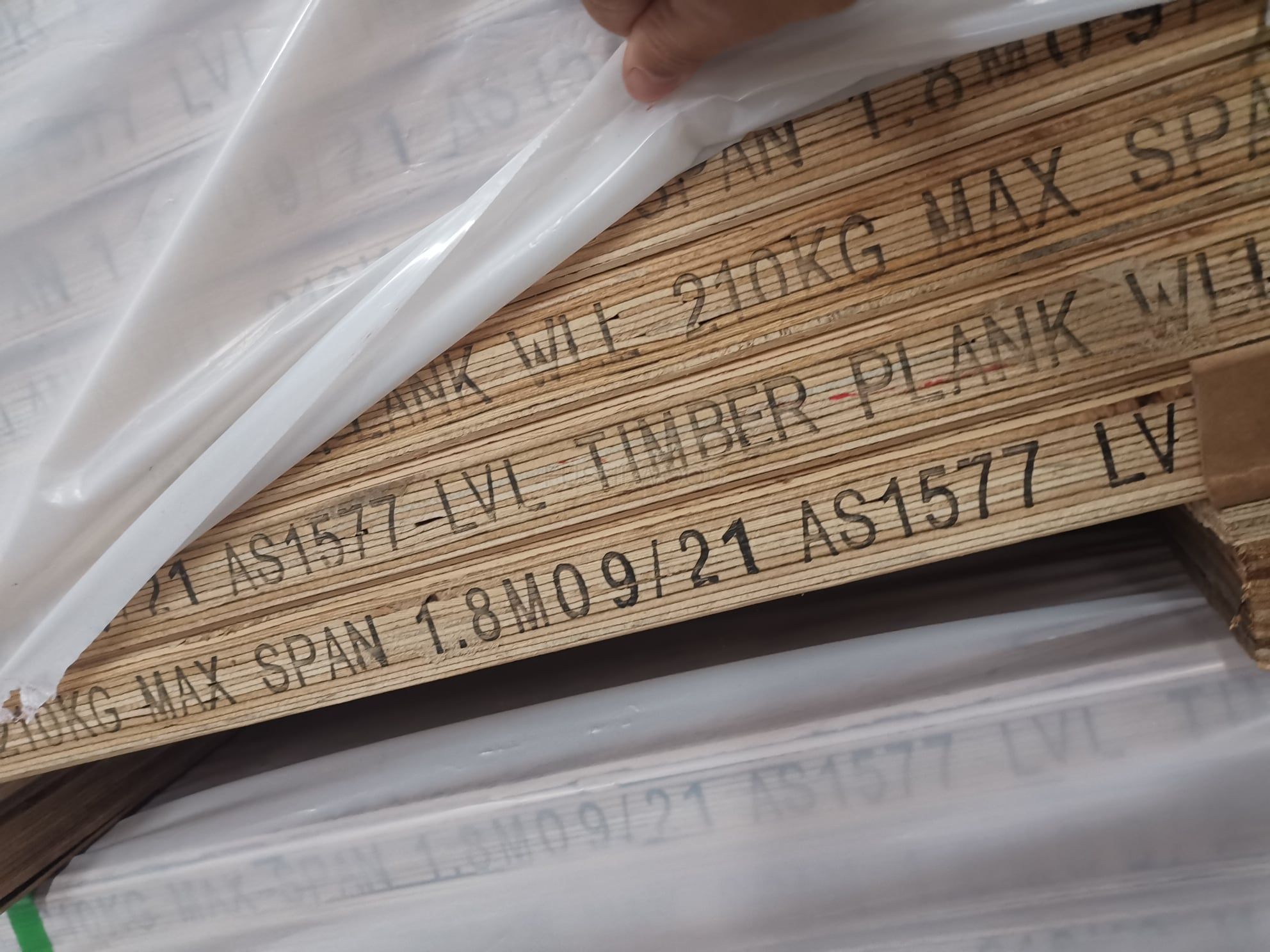 As1577 Standard LVL Scaffold Plank