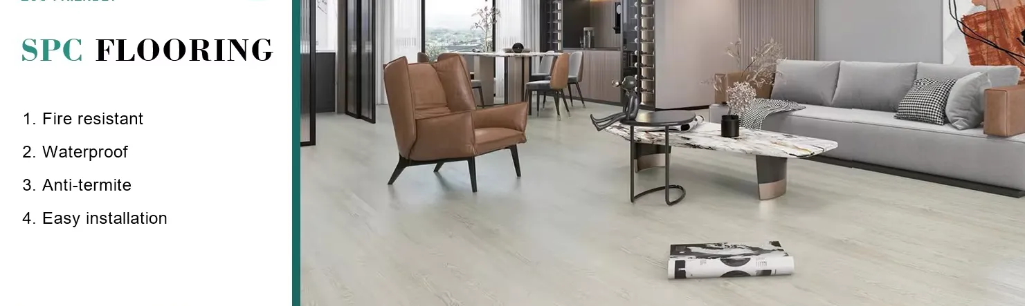 Fire resistant spc flooring