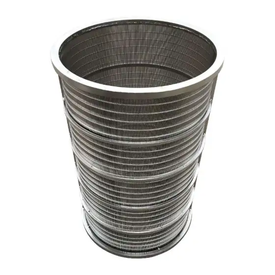 Wedge Wire Copper-Nickel Intake Drum Screen for Seawater Systems