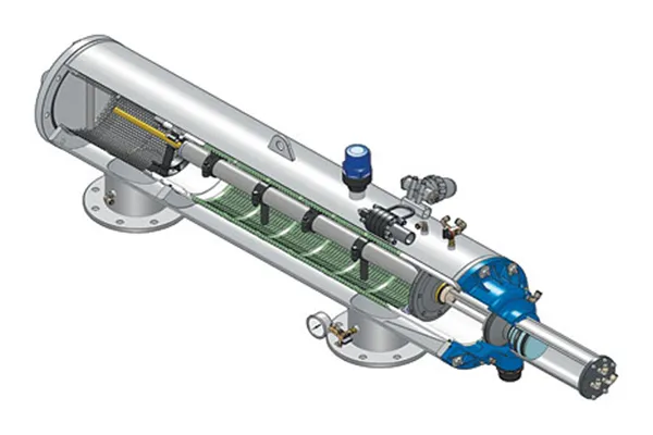 Self-Cleaning Screen Filters -- Remove Water-Suspended Particles