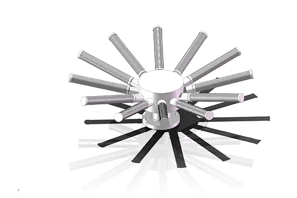 Hub Lateral Systems for Ion Exchangers