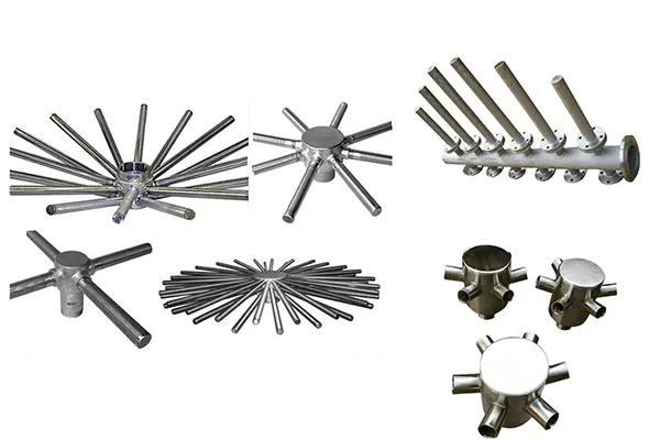 Wedge Wire Header Lateral Distributor Assembly for Vessel Internal