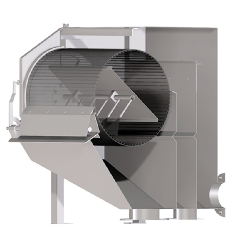 Externally Fed Rotary Drum Screens for Wastewater Treatment|YUBO