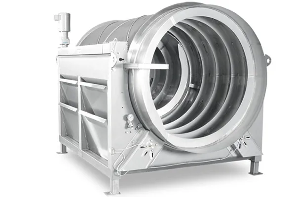 Externally Fed Rotary Drum Screens for Wastewater Treatment|YUBO